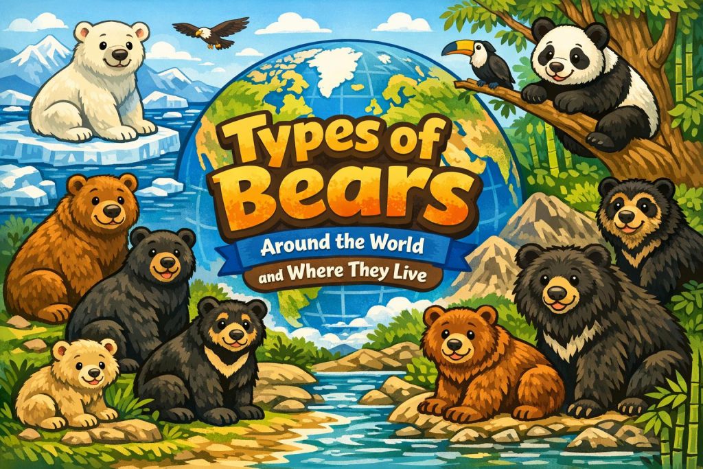 Types of Bears Around the World and Where They Live
